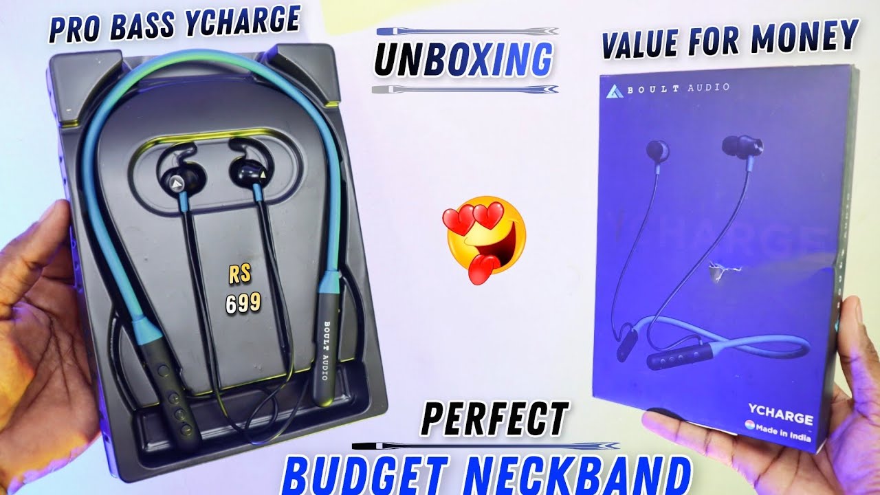 Boult Audio Pro Bass YCharge Headset Unboxing 🔥 Perfect Neckband Under ...