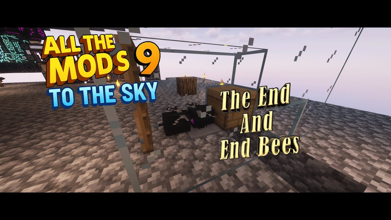 The End And Ender Bees Draconic Bees - ATM9 To The SKY - EP16 - YouTube