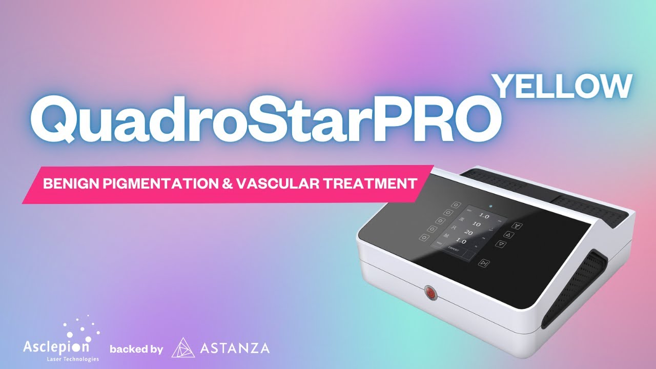 Pigmentation Treatment with the Asclepion QuadroStarPRO YELLOW, backed ...