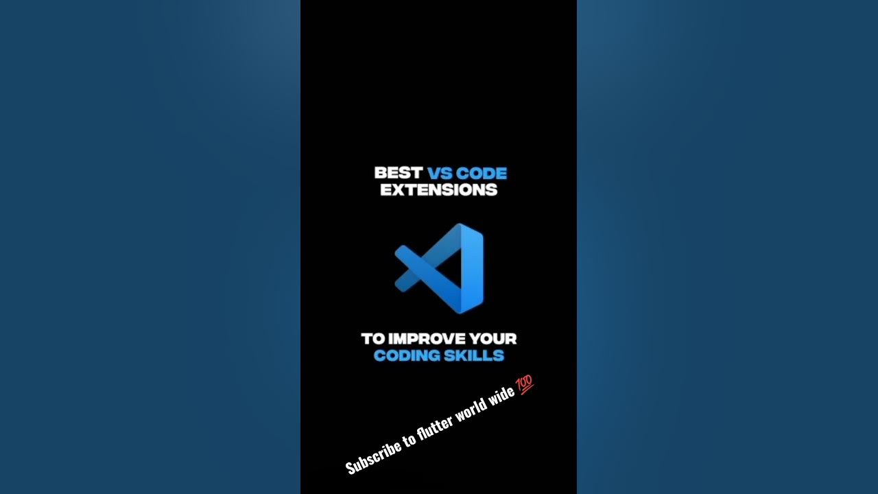 Vscode Extensions #programming #code #tutorial #vscode #extensions #dart #flutter #ytchannel # ...