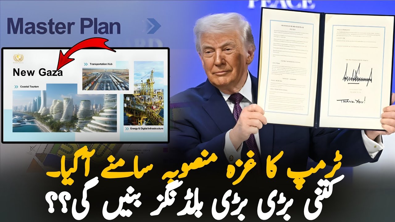 Donald Trump Reveals New Gaza Master Plan Through Trump Board of Peace ...