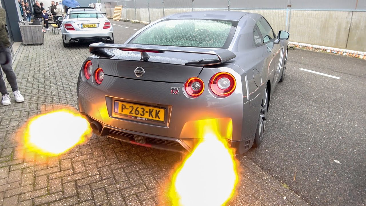 750HP Nissan GTR with iPE Exhaust - Revs, Flames and Acceleration SOUND ...