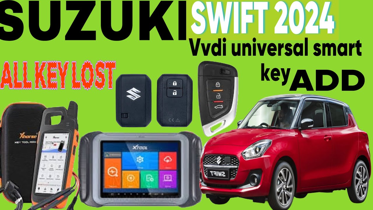 SUZUKI SWIFT 2024 all key lost add key Xhours toll - YouTube