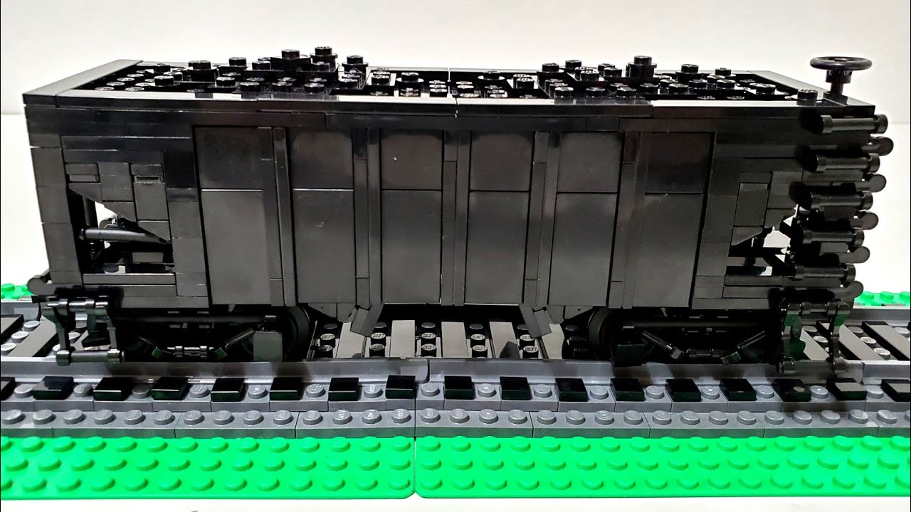LEGO 55 Ton Hopper Car Review & Test Run - YouTube