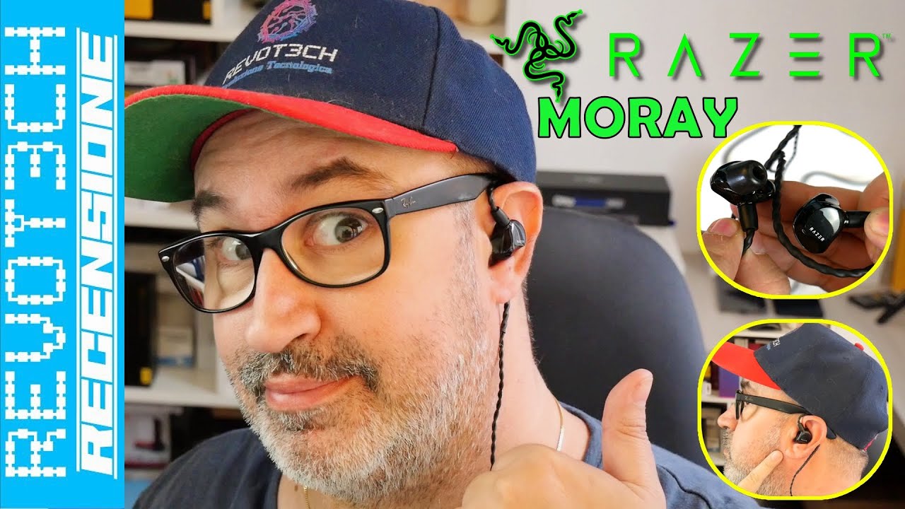RAZER MORAY In-Ear Monitor Recensione: Comodità e Qualità sonora per ...