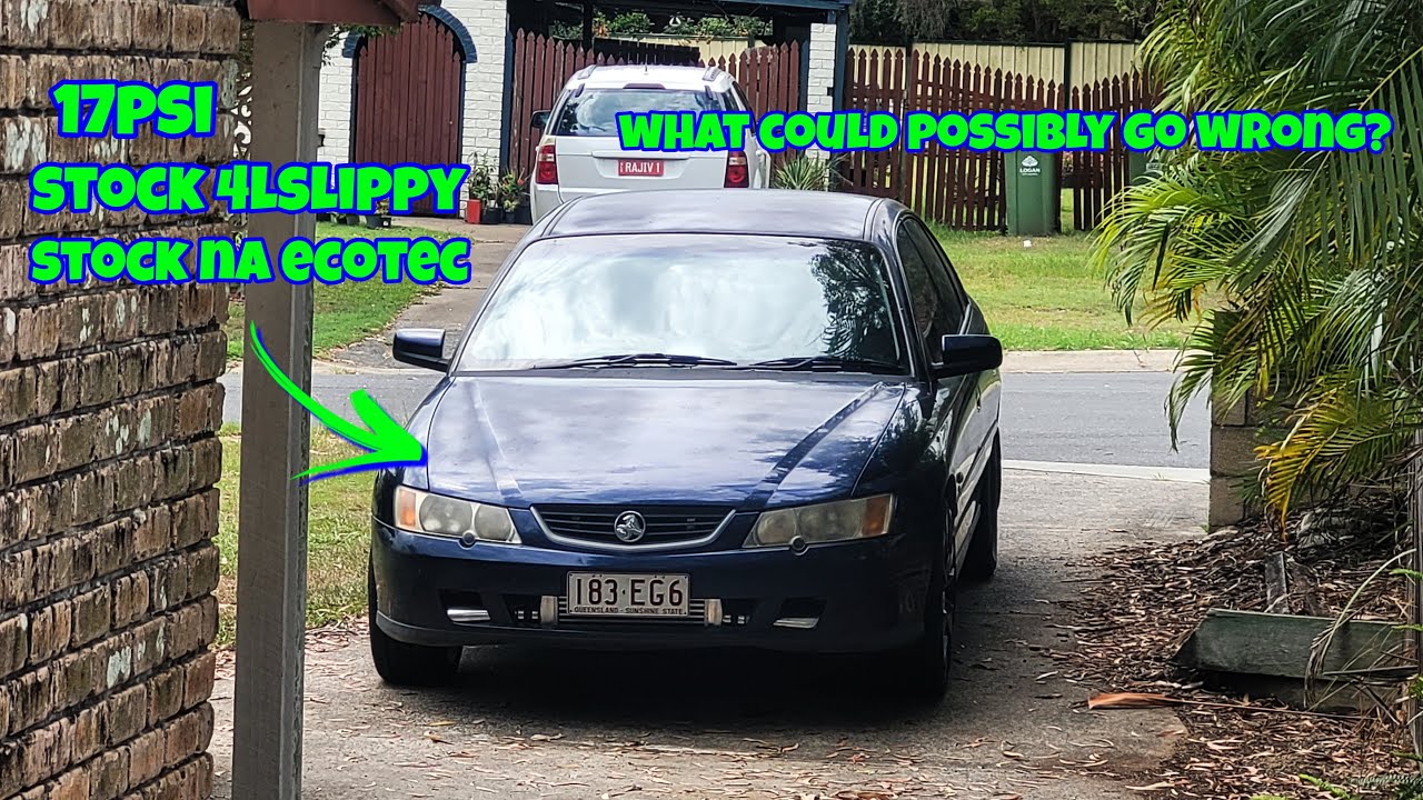 stock ecotec v6+t first drive with new turbo kit (Nigel) - YouTube