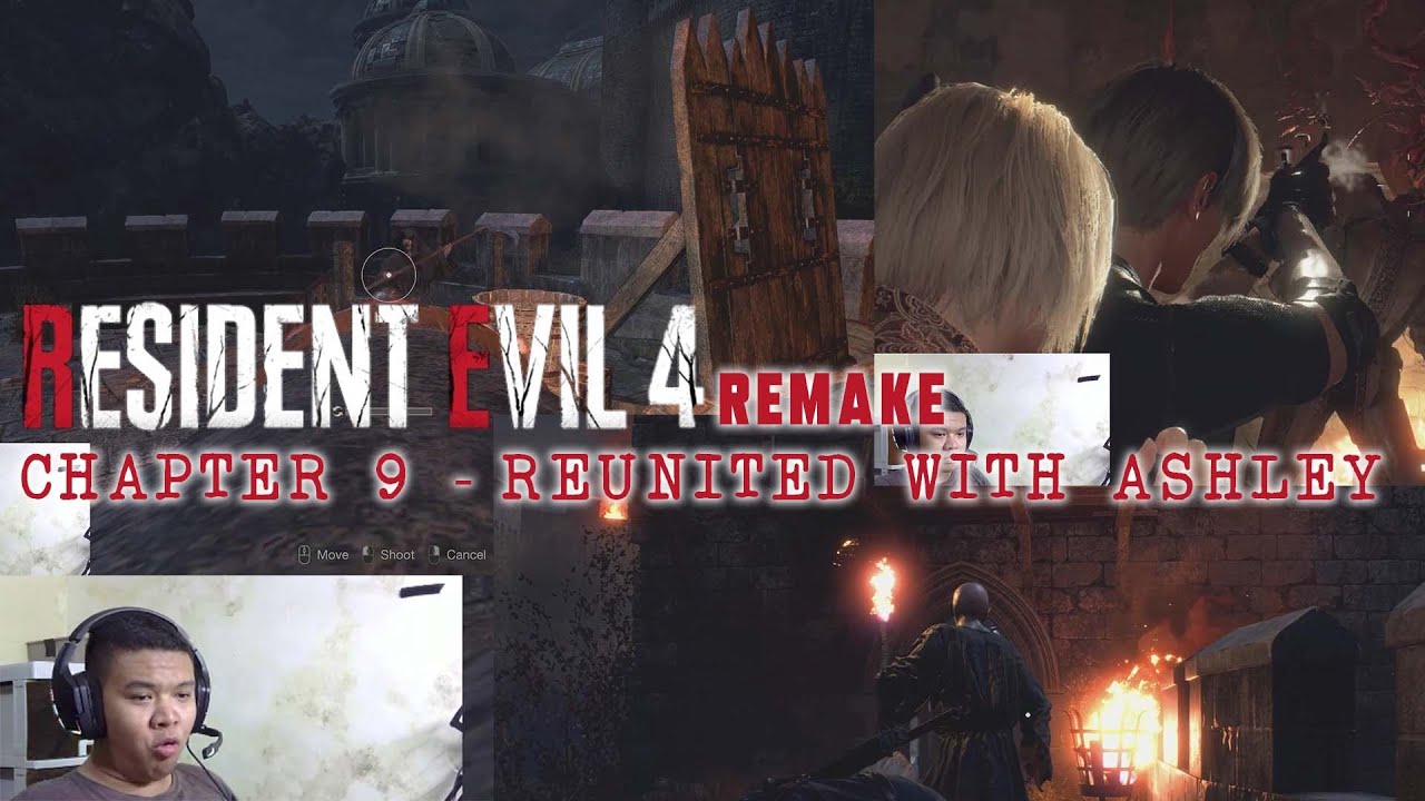 RESIDENT EVIL 4 REMAKE - CHAPTER 9 - REUNITED WITH ASHLEY - YouTube