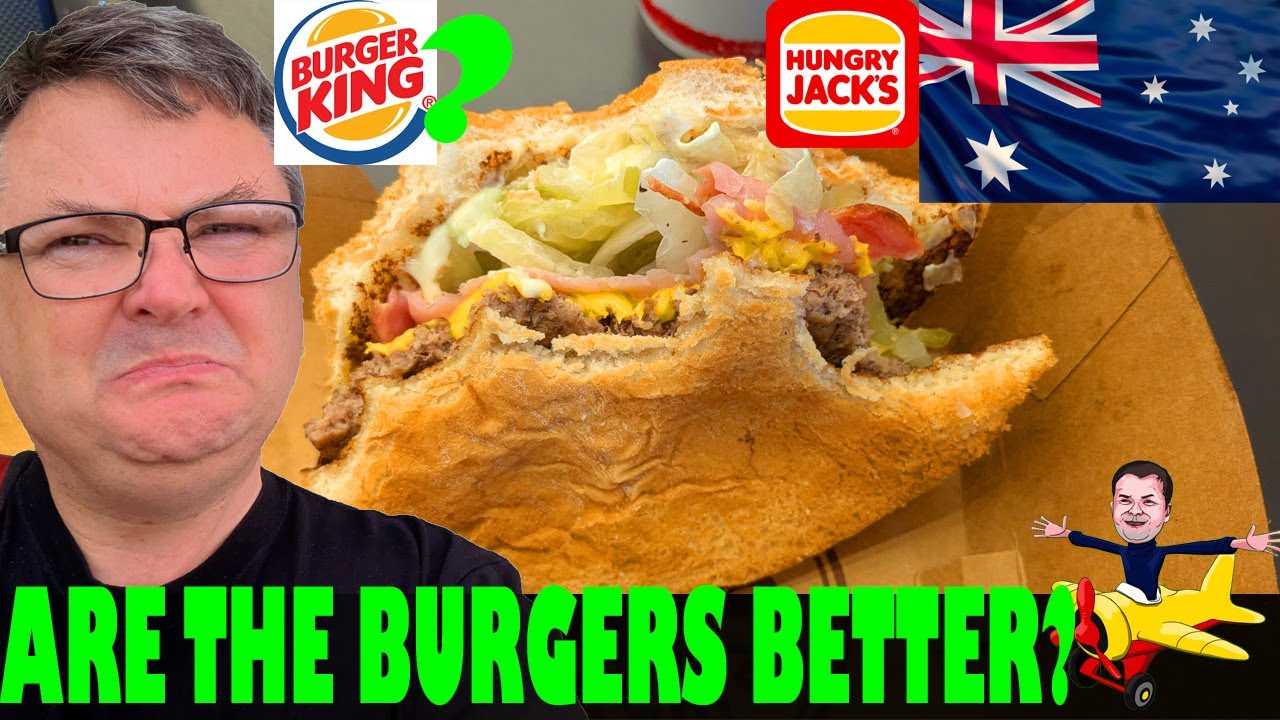 No Burger King - HUNGRY JACKS! Are the Burgers Better or Disappointing ...