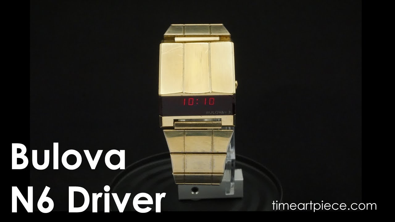 Bulova N6 Driver - Vintage Digital LED Watch - YouTube