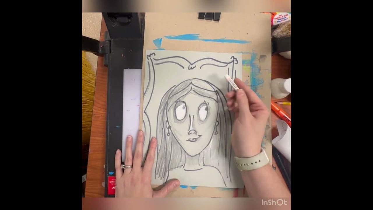 Tim Burton self portrait - YouTube