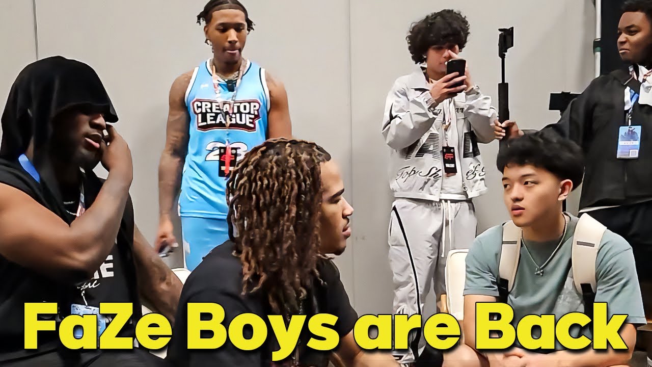FaZe Boys REUNITE at DreamCon (Jason, YourRAGE, Max & Silky) - YouTube