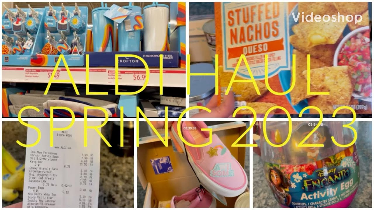 ALDI SPRING 2023//SHOP WITH ME//MUST BE ALDI ITEMS //RUN AND SHOP - YouTube