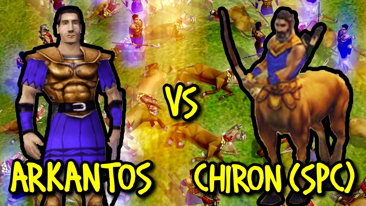 100 ARKANTOS vs 100 CHIRON (SPC) | Age of Mythology - YouTube