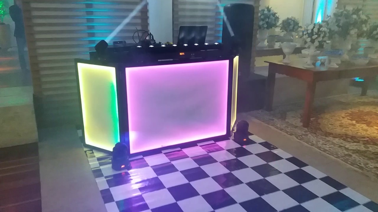 cabine de led para dj - YouTube