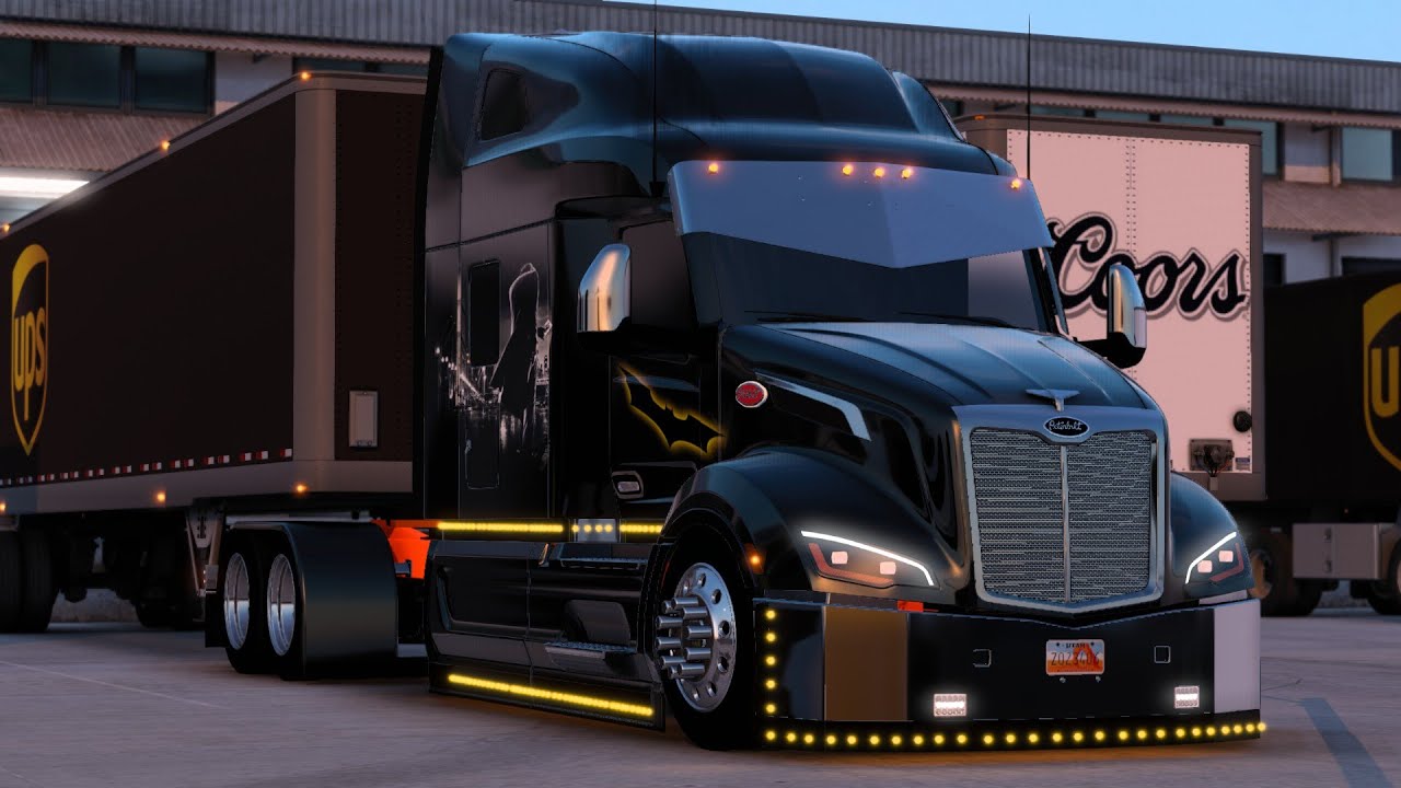 American Truck Simulator New 2021 579 Hurricane express chicken light ...