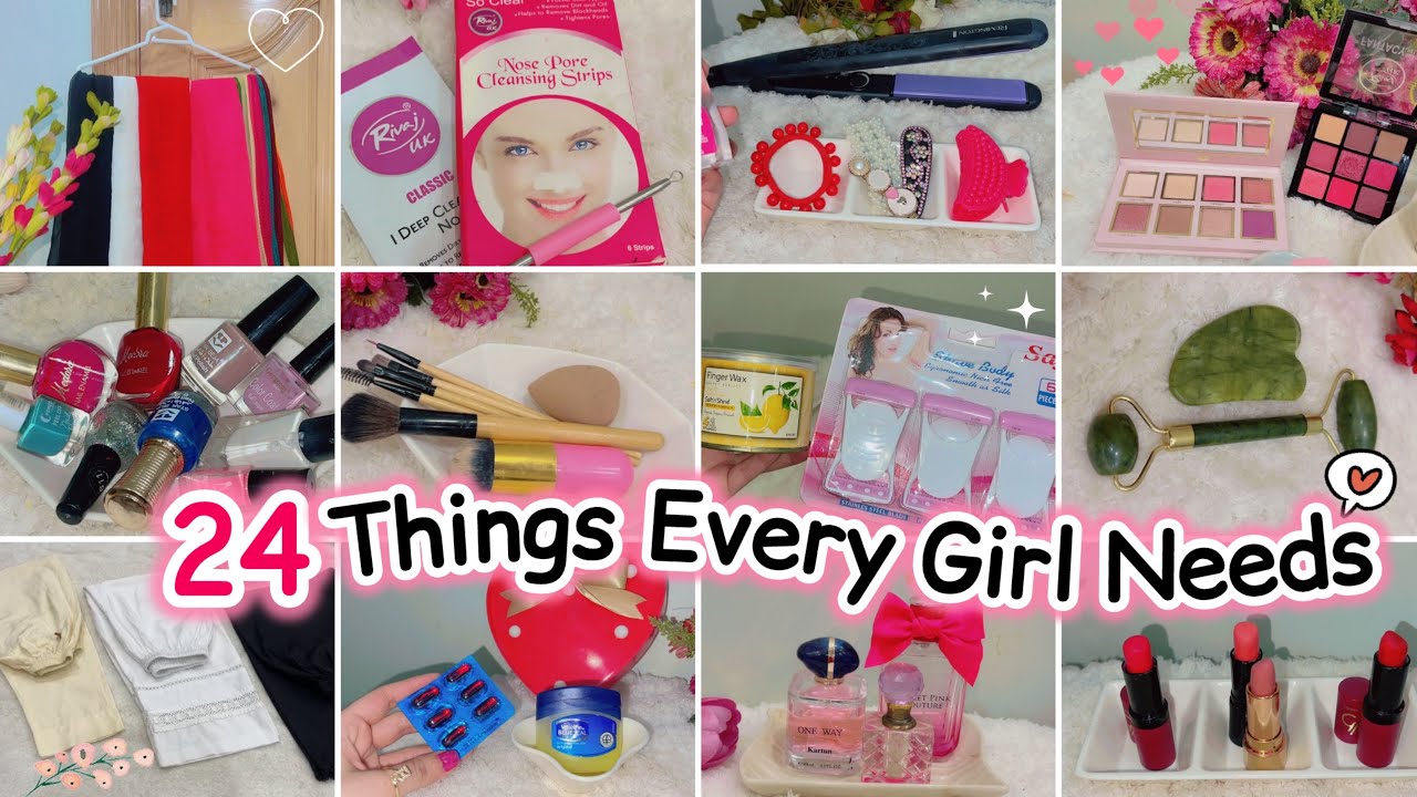 24 Must Have Beauty Essentials For All Girls💫 | Important Things Every ...