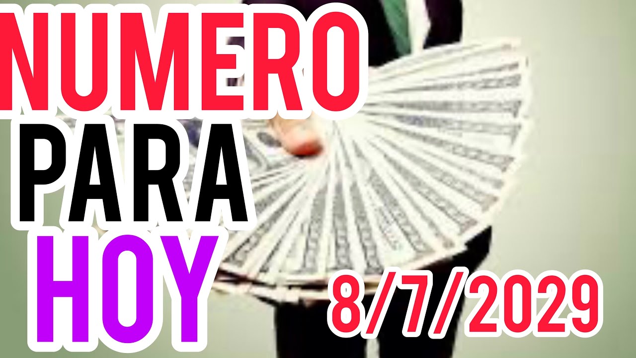 NUMEROS PARA DE LA SUERTE PARA HOY 8/7/2020 NÚMEROS PARA HOY.#numeros ...