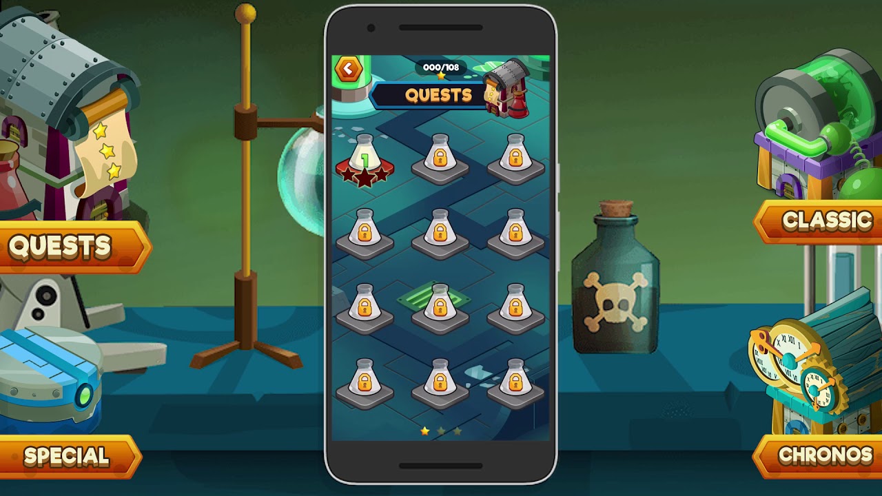 LAB Story - An Classic Match 3 Game Trailer - YouTube