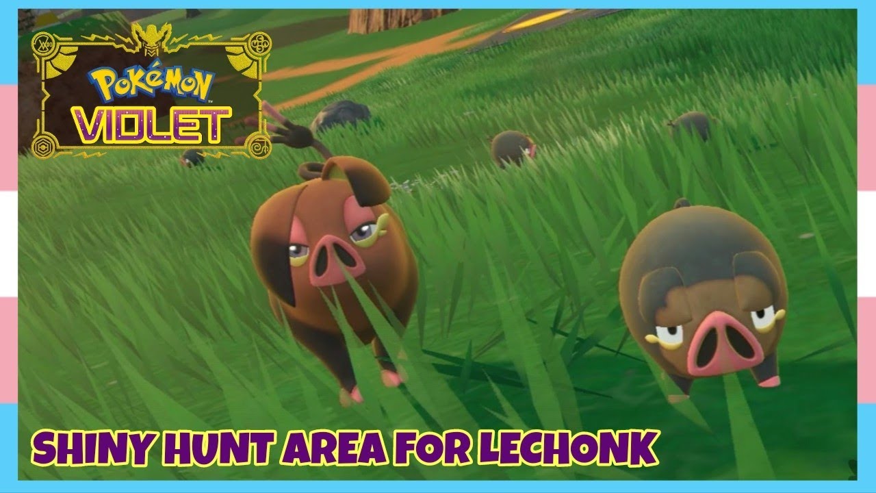 Best Area To Shiny Hunt For Lechonk/Oinkologne In Pokemon Scarlet ...