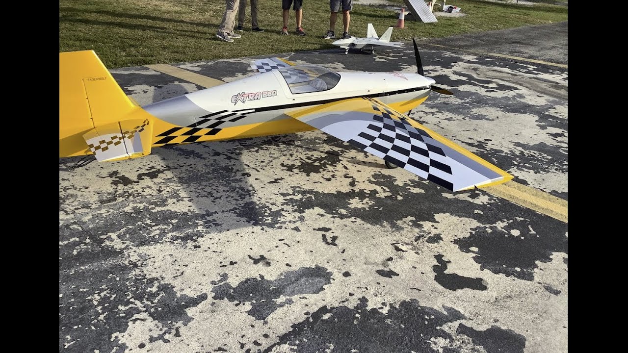 CARF Models Extra 260 Flybys and landing - Palm Beach Radio Control ...