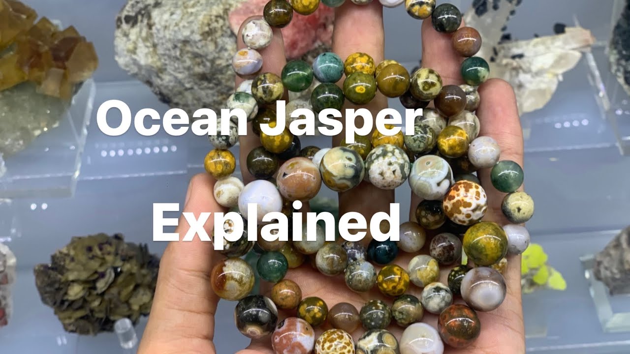 Ocean Jasper Explained / Awesome Natural Texture Jasper / Most ...