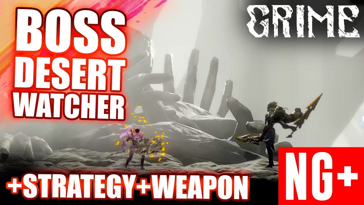 NG+ DESERT WATCHER BOSS Grime Tinge Of Terror DLC - YouTube