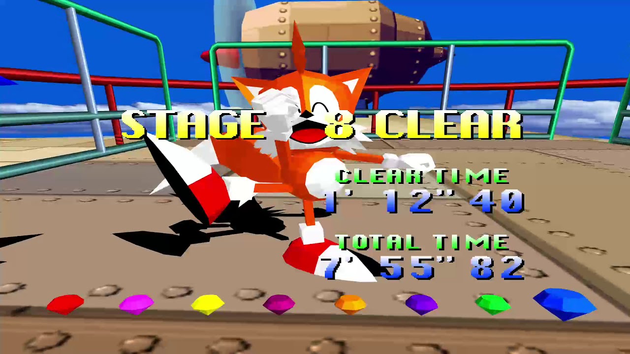 SONIC THE FIGHTERS playing as tails, I got beaned, metal sonic kicked ...
