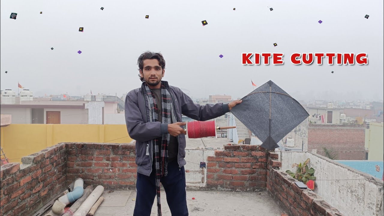 Kite Cutting & Kite fighting | kite flying | vlog by shivansh #kite ...