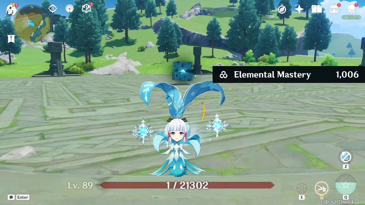 1HP Cryo Whopperflower VS Anemo Cube - YouTube