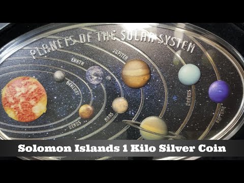 Planets of the Solar System - Solomon Islands 1 Kilo Silver Coin - YouTube