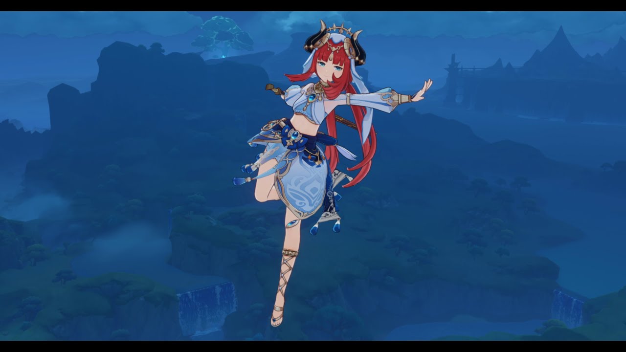 NILOU SKIN Showcase - GENSHIN IMPACT LUNIMATER - YouTube