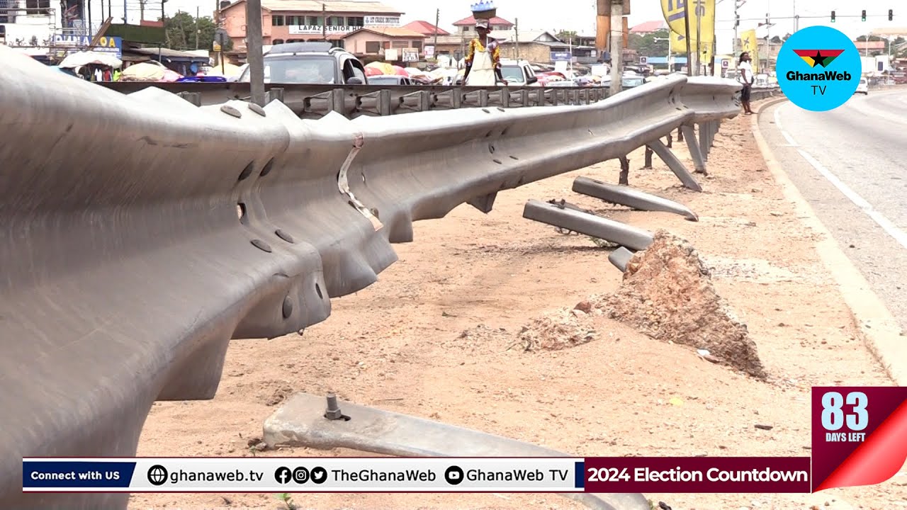 Damaged highway guardrails on N1 posing threat to drivers, pedestrians ...