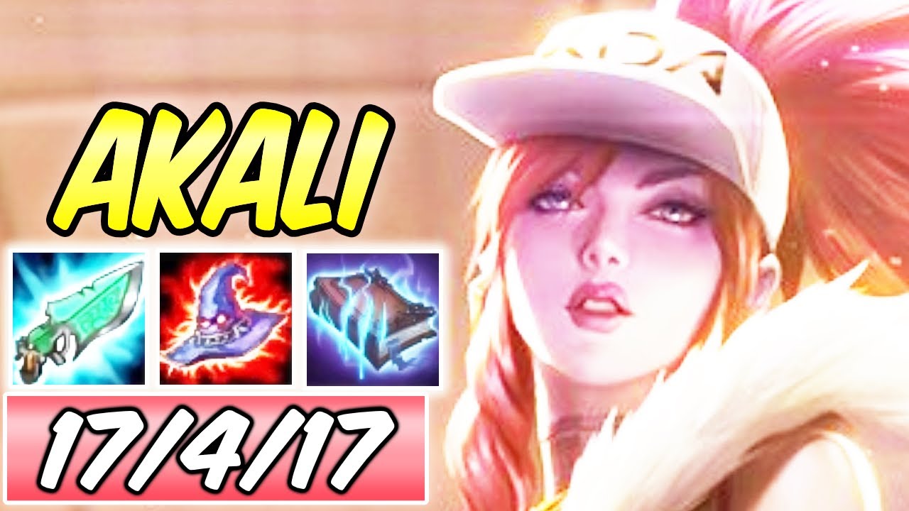 PRESTIGE EDITION K/DA AKALI MID Full AP Burst | Build & Runes - YouTube