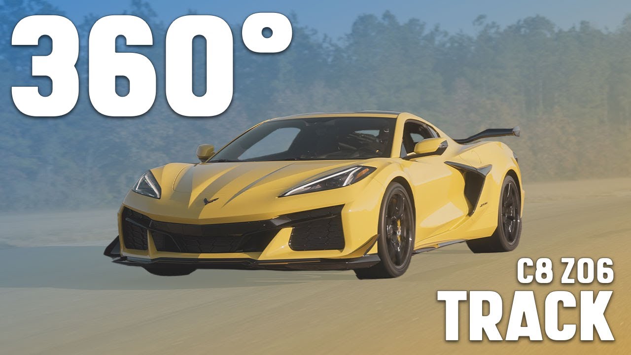 Unleash the Beast: 360-Degree Corvette C8 Z06 Track Day! - YouTube