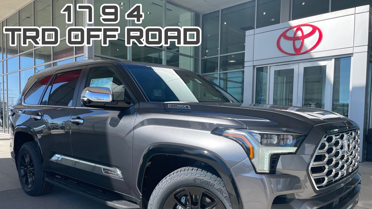 2025 TOYOTA SEQUOIA 1794 EDITION TRD OFF-ROAD in Magnetic Gray Metallic ...
