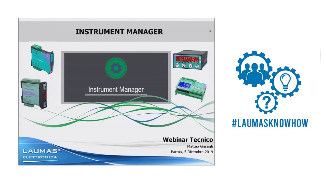 Instrument manager - webinar (italiano) - YouTube