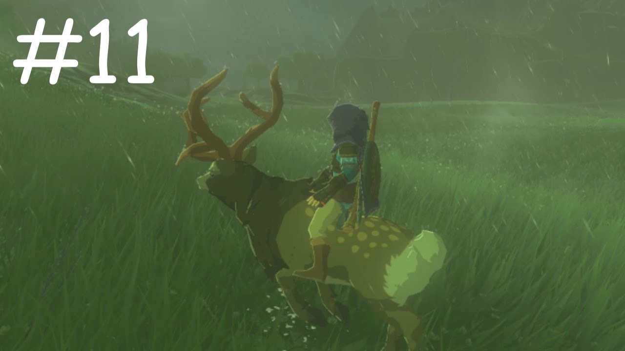 RIDING A DEER!!!? (The Legend of Zelda: Breath of the Wild #11) - YouTube