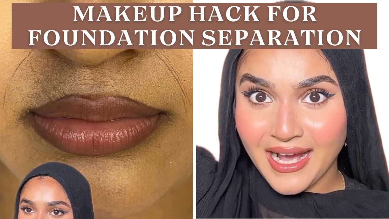 Makeup Hack for Foundation Separation | Makeup Hacks for Beginners ...