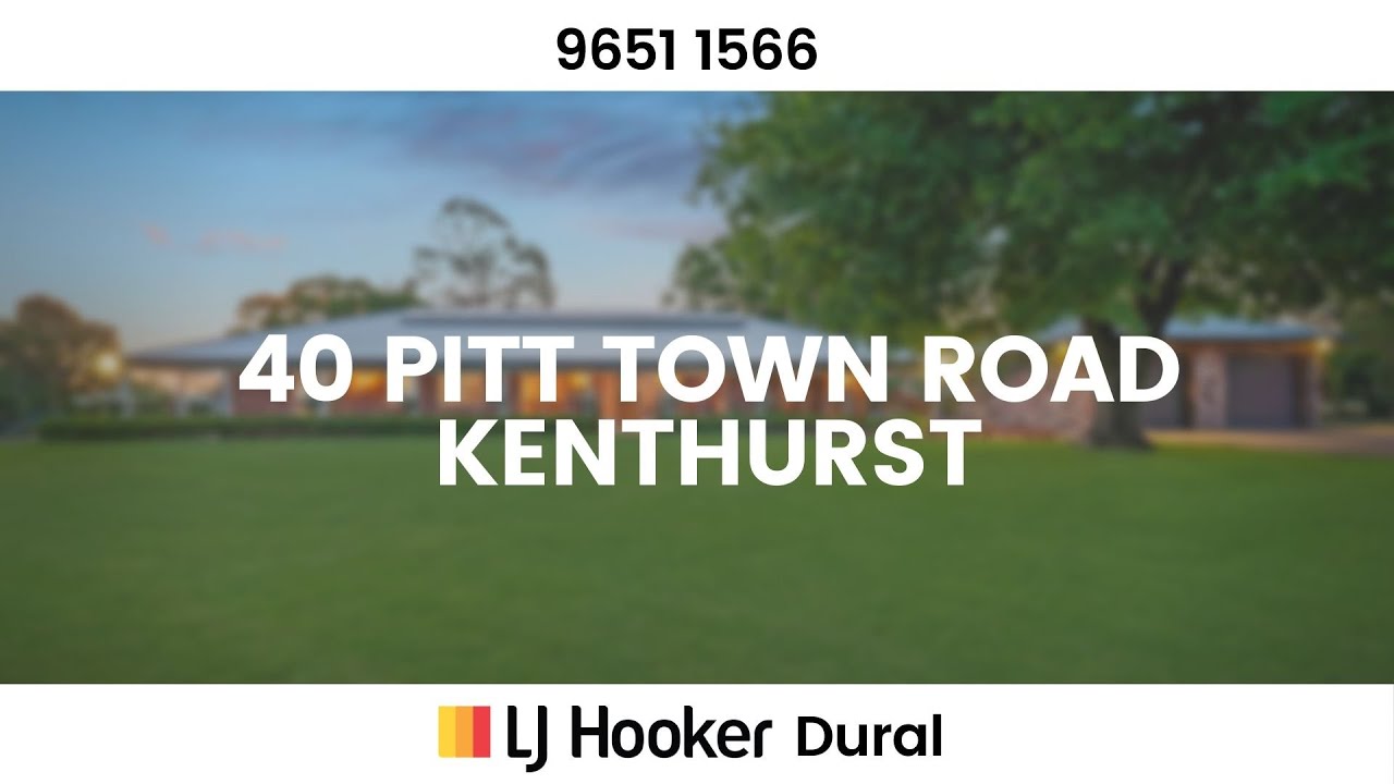 40 Pitt Town Road, Kenthurst | Captivating Country Lifestyle in the ...
