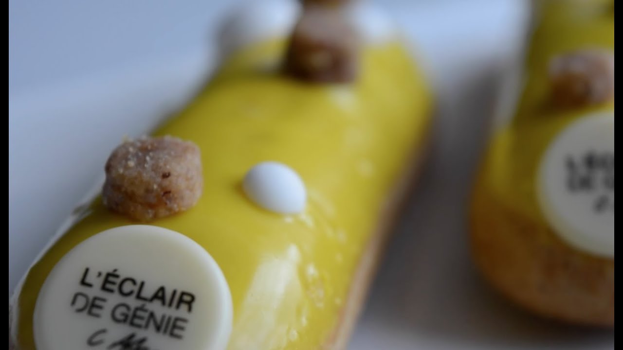 Éclair limone yuzu - la ricetta di Christophe Adam - YouTube