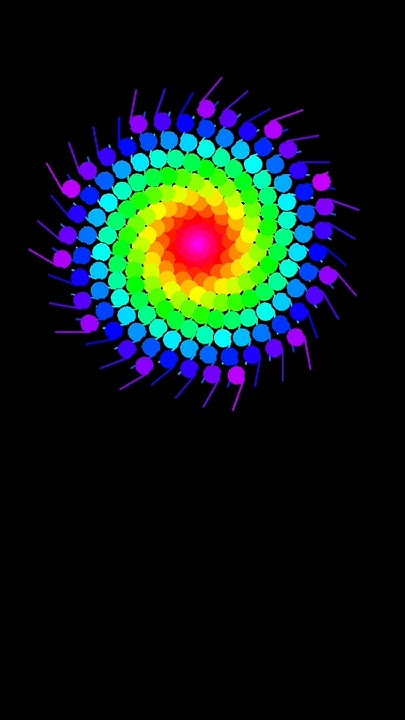 Python Turtle 🐢 graphics design 41 colourfull design 💮#colour #python #shortsfeed - YouTube