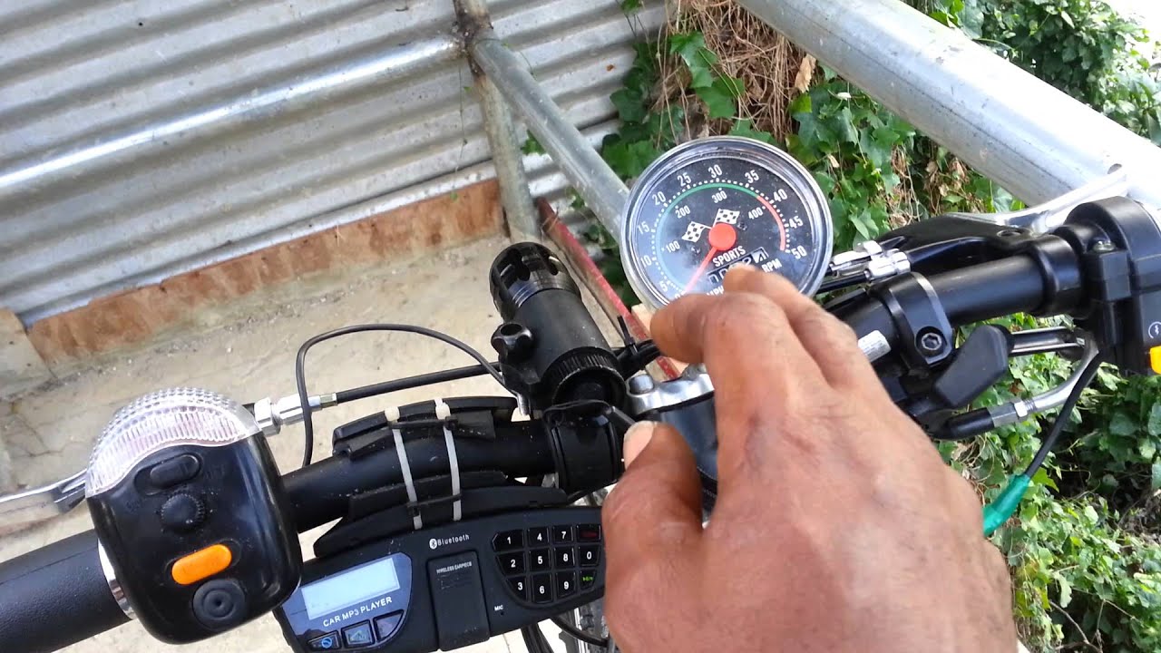 80cc motorized bicycle build and review - YouTube