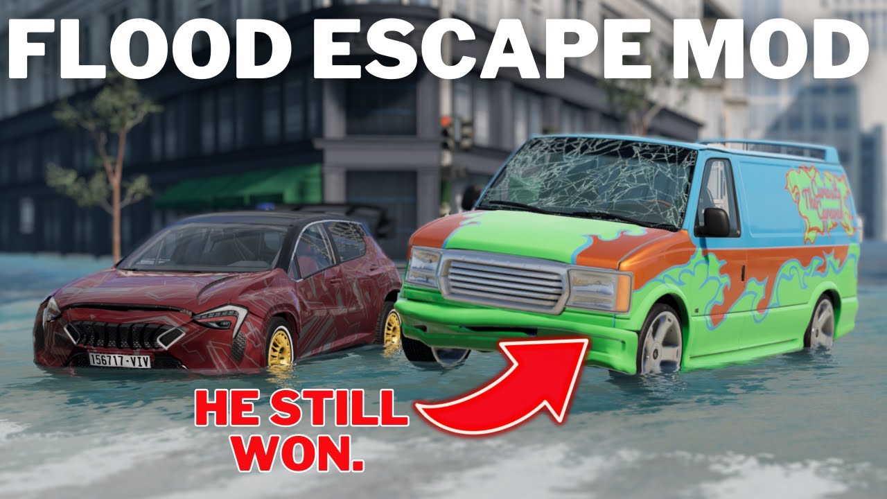 You Won't Believe What He Pulled Out In Beamng Flood Escape! - YouTube