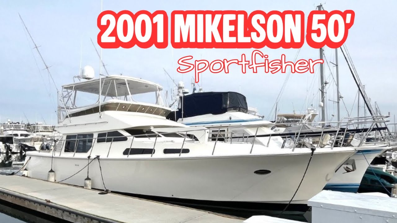 2001 Mikelson 50’ Sportfisher - YouTube