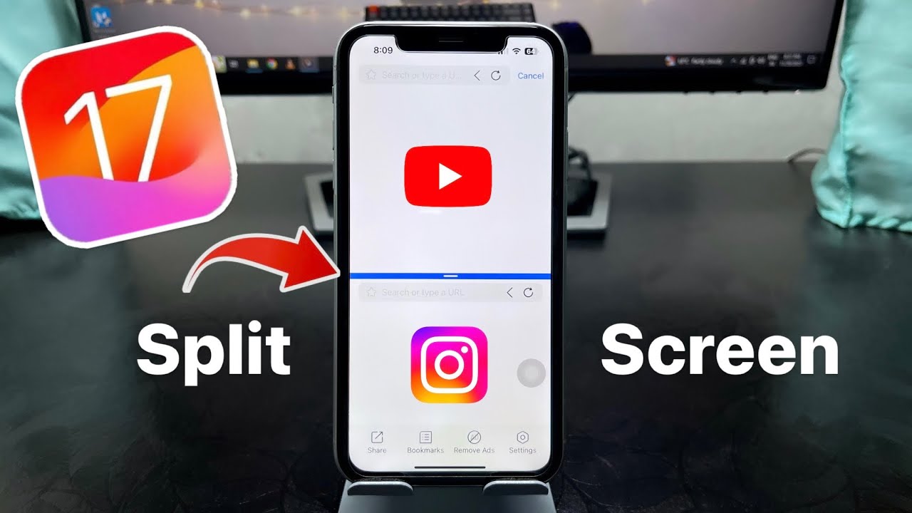 How to Enable Split Screen on any iPhone (iOS 17) - YouTube