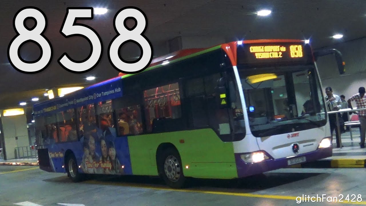 [SMRT] SG1037B on Service 858 - Mercedes Benz Citaro - YouTube