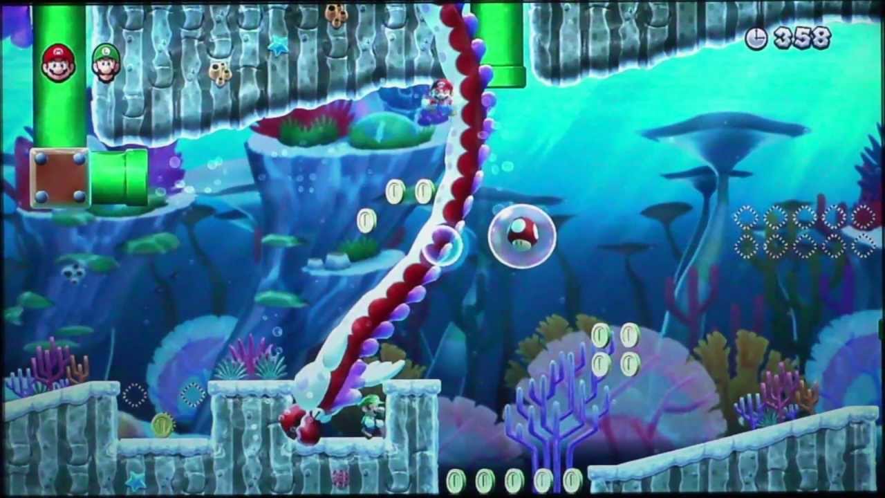 New Super Mario Bros. U Coin Battle Mode [Boost Mode] - Level 5 - YouTube