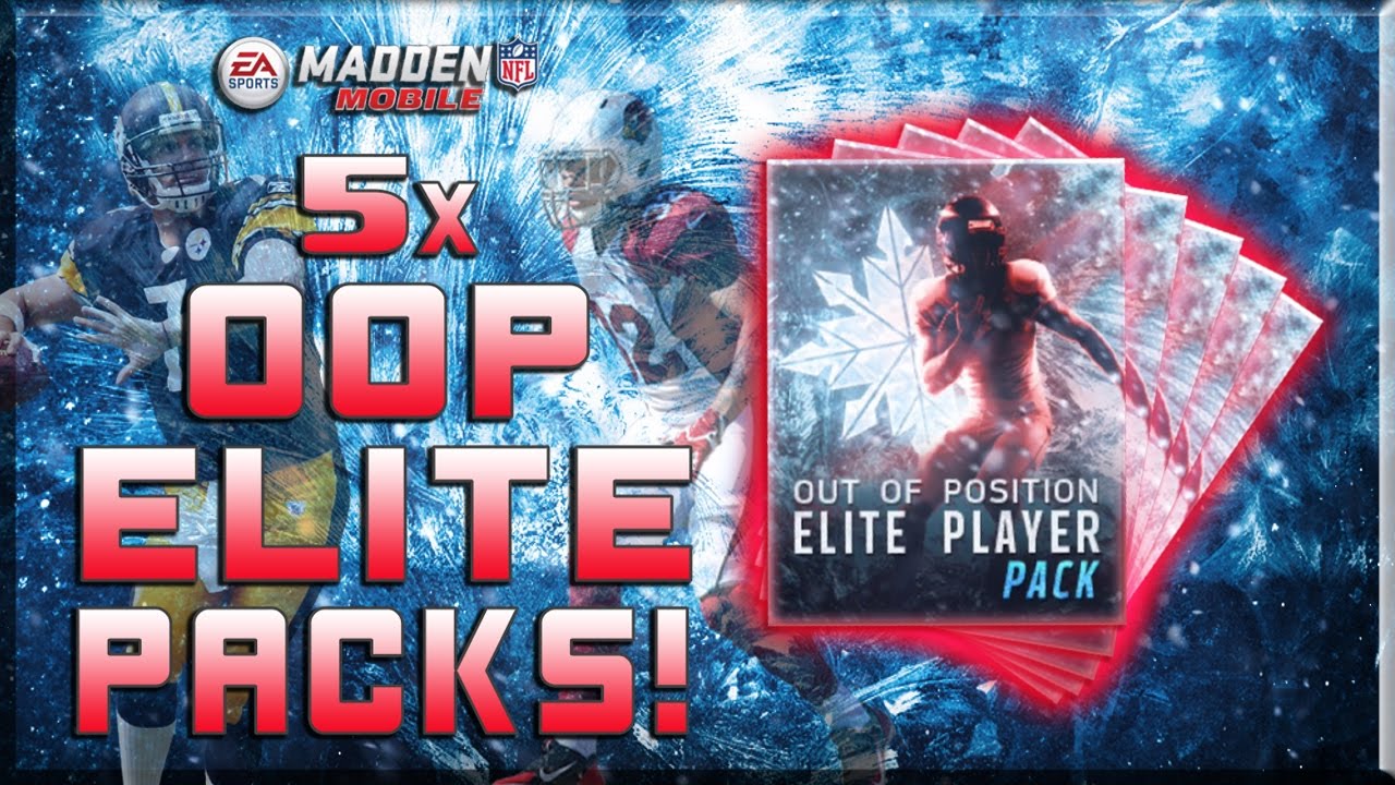 Madden Mobile 17 FIVE ELITE OOP PLAYER PACK OPENING!! FROZEN PULLS ...