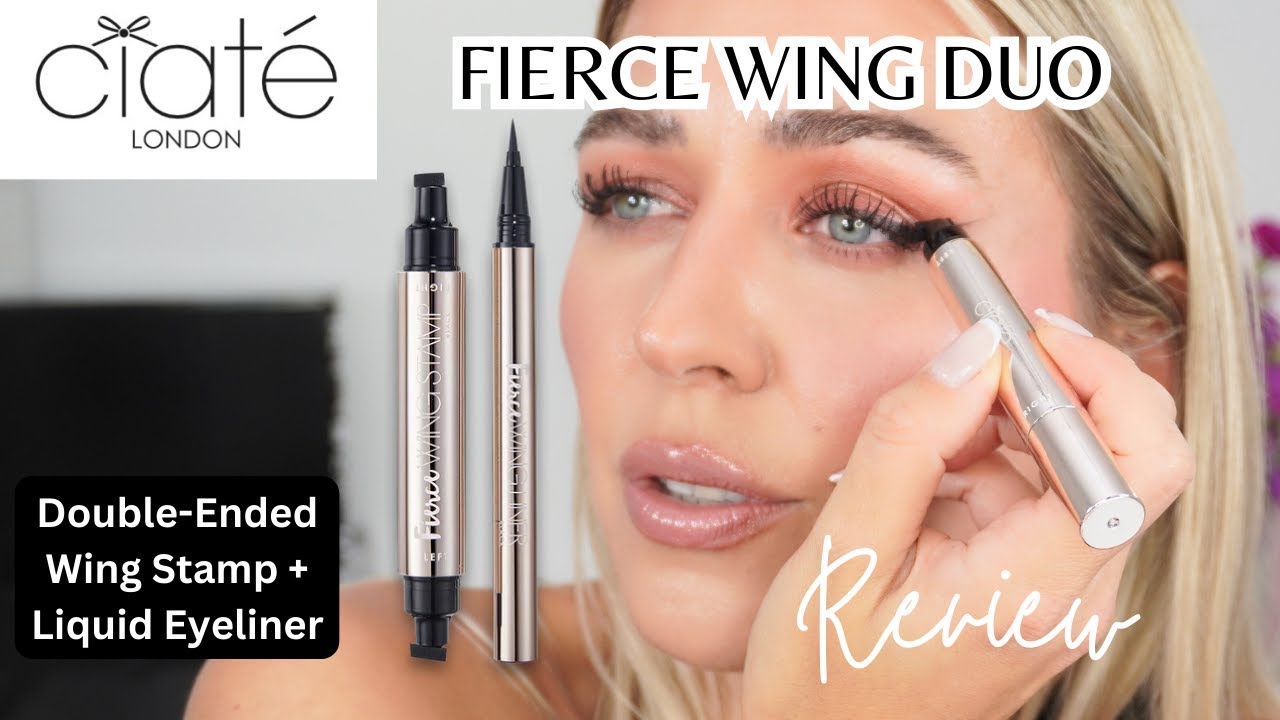 CIATE London Stamp (fierce wing duo) wing liner review - YouTube