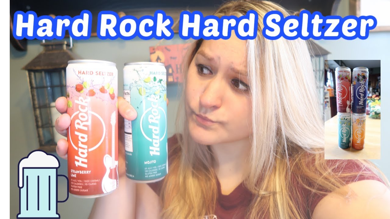 Trying Hard Rock Seltzer Drinks - YouTube